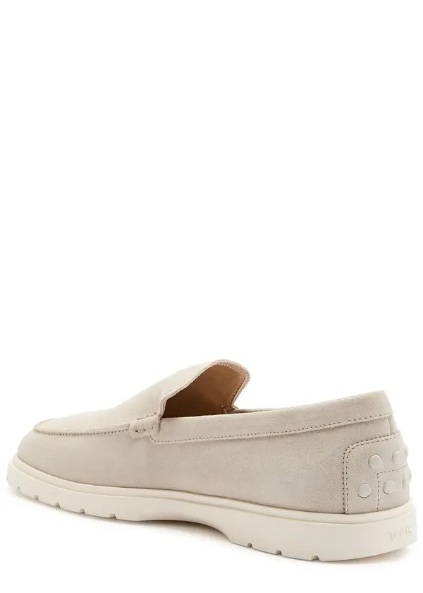TOD'S Suede Loafers - Grey