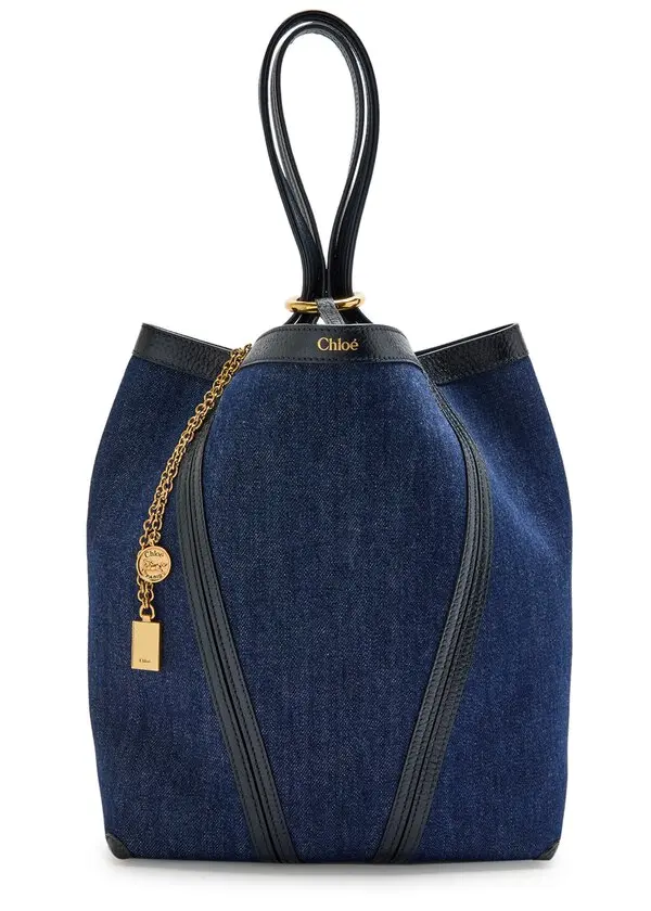 Chloé Panelled Denim Tote