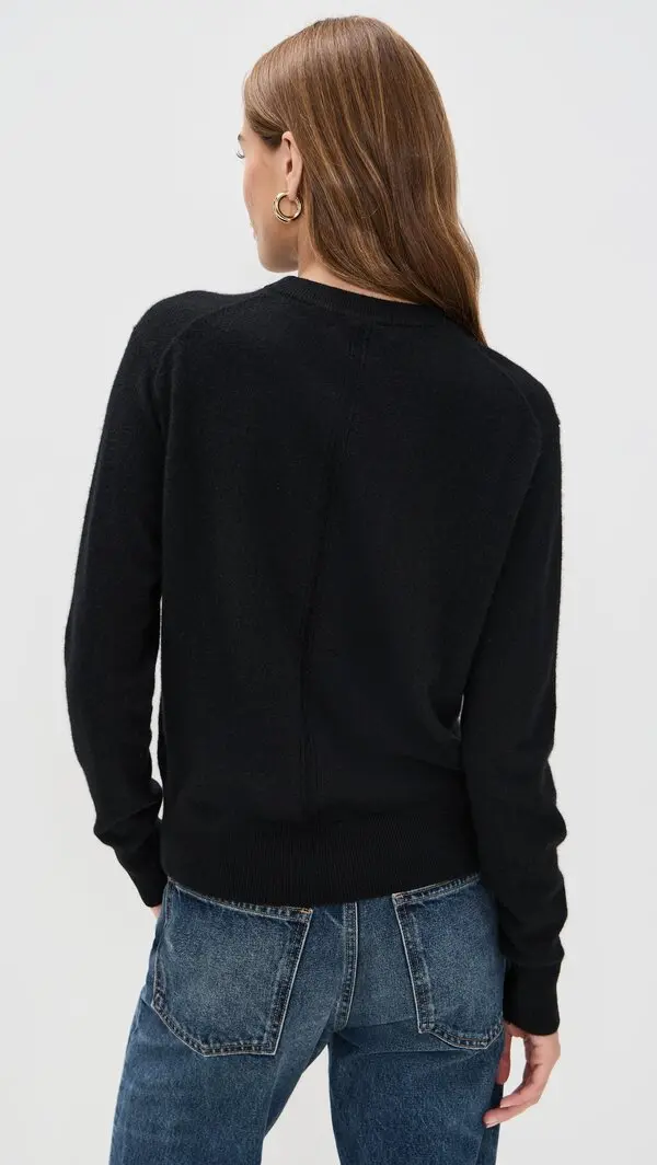 WHITE & WARREN Cashmere Crew Neck Pullover