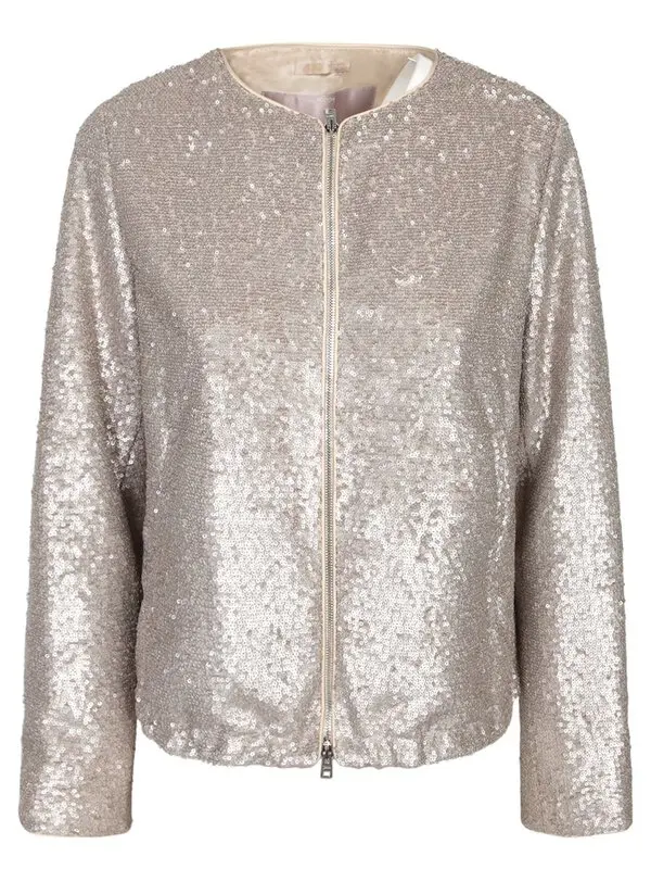 Herno Sequined Jacket - White
