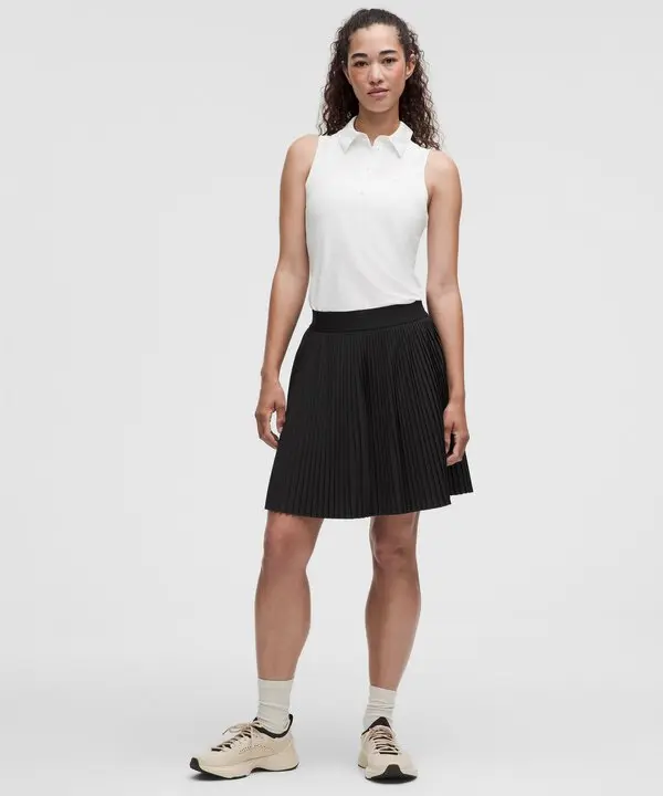 Lululemon Pleated High-rise Tennis Skirt - Black