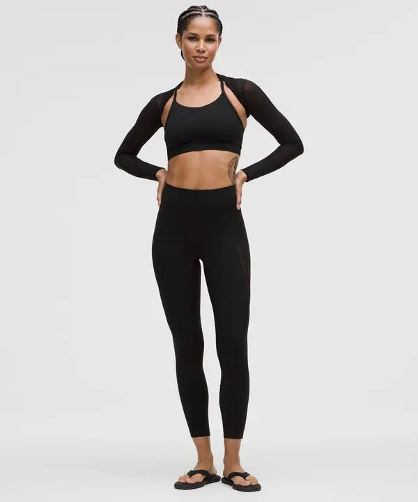 Lululemon Flow Y Mid-support Bra - Black