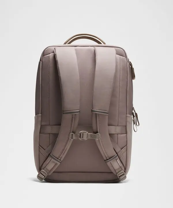Lululemon Double-zip Backpack 22l - Warm Ash Grey