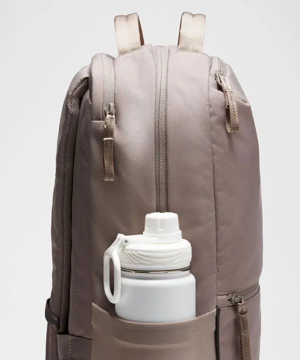 Lululemon Double-zip Backpack 22l - Warm Ash Grey
