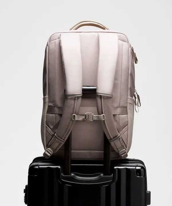 Lululemon Double-zip Backpack 22l - Warm Ash Grey