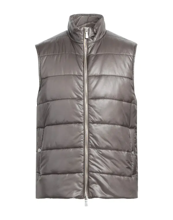 Eleventy Sleeveless Padded Vest - Grey
