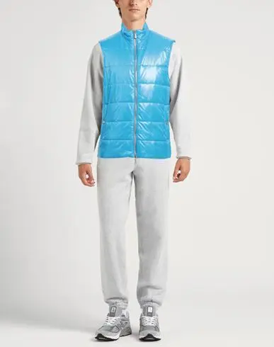 Eleventy Sleeveless Puffer Vest - Azure
