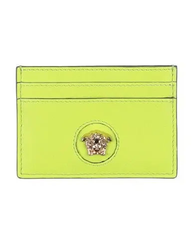 Versace Cardholder Azure Calfskin - Green