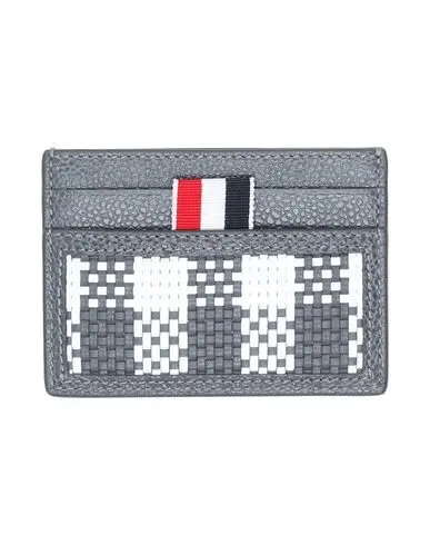 Thom Browne Cardholder Calfskin - Grey