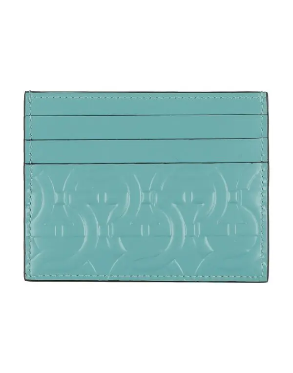 FERRAGAMO Cardholder Calfskin - Sky Blue