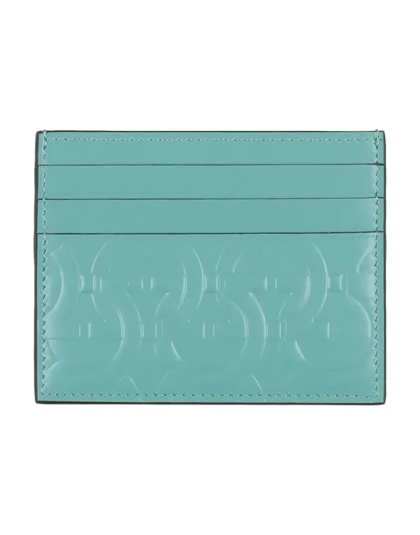 FERRAGAMO Cardholder Calfskin - Sky Blue