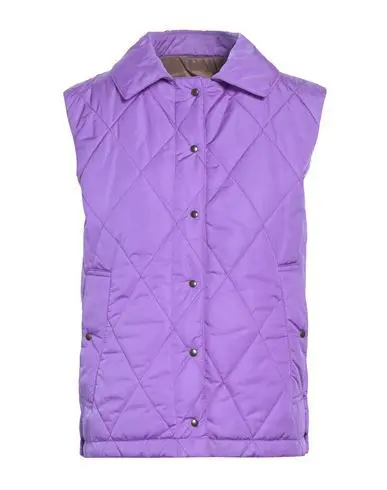 Mackintosh Quilted Vest - Purple