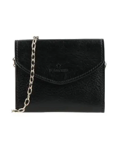Il Bisonte Crossbody Wallet Leather - Black