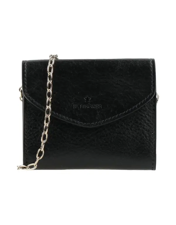Il Bisonte Crossbody Wallet Leather - Black