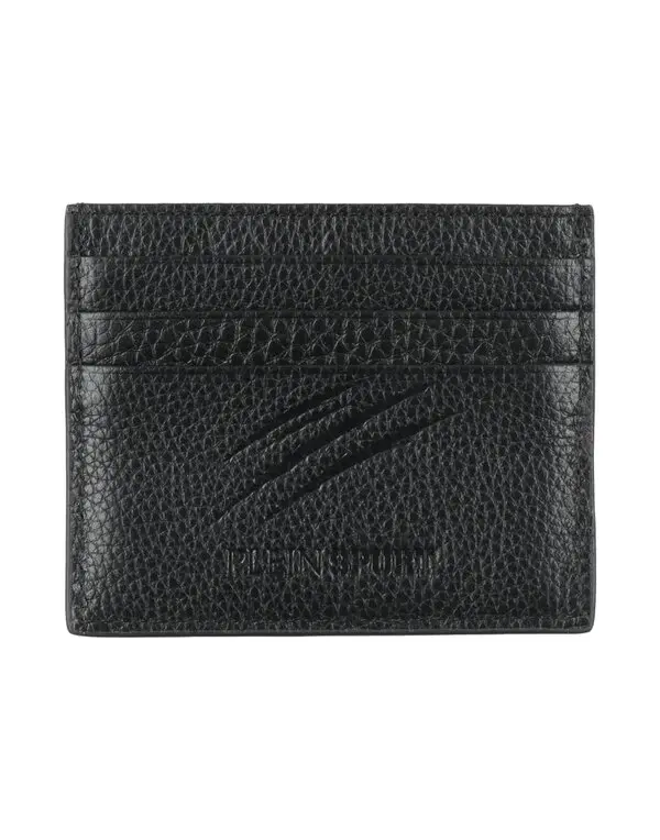 PLEIN SPORT Cardholder Cow Leather, Polyurethane