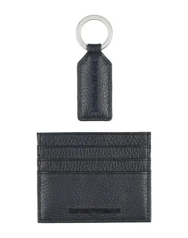 Emporio Armani Cardholder Midnight Leather - Blue