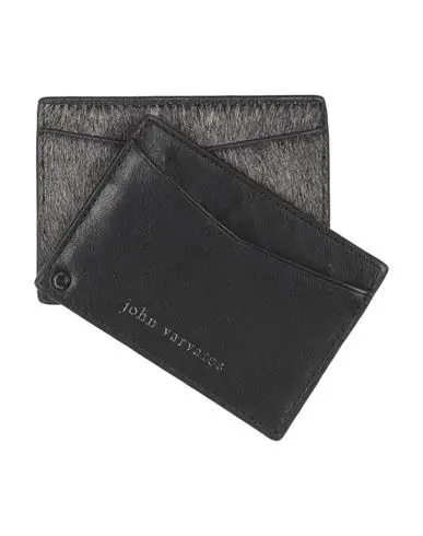 John Varvatos Cardholder Leather - Black