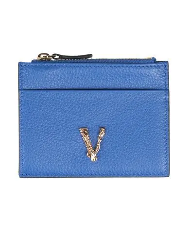 Versace Cardholder Calfskin - Blue