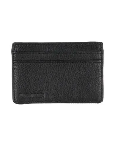 Zadig&Voltaire Cardholder Leather, Textile Fibers - Black