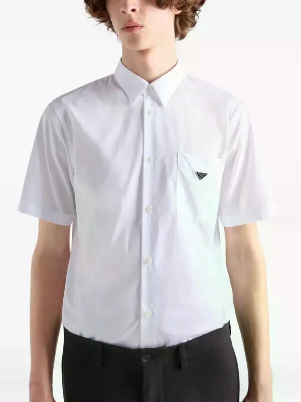 Prada Patch-pocket Short-sleeve Shirt