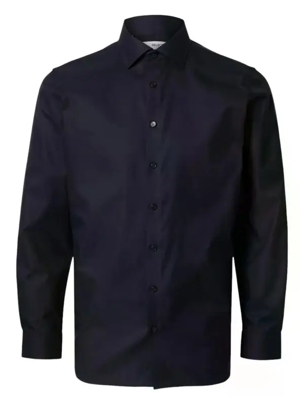 SELECTED Cotton Shirt - Blue