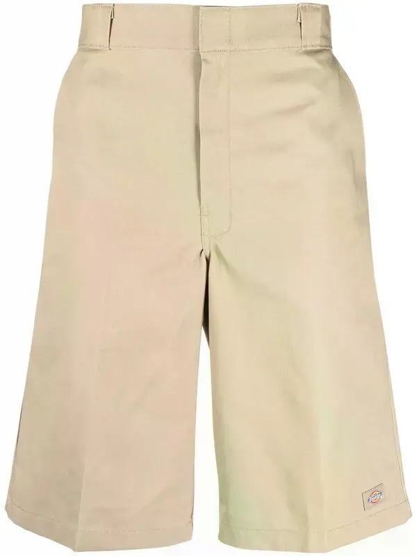 Dickies Logo-patch Bermuda Shorts - Neutrals