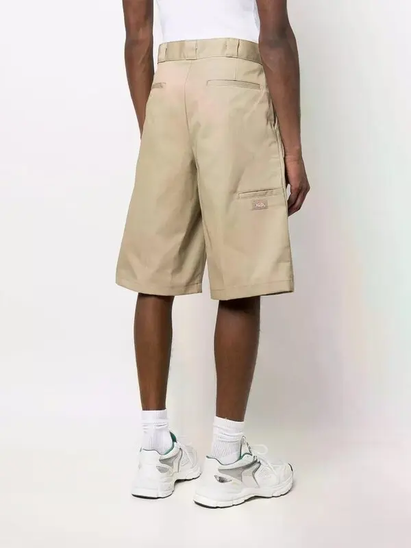 Dickies Logo-patch Bermuda Shorts - Neutrals