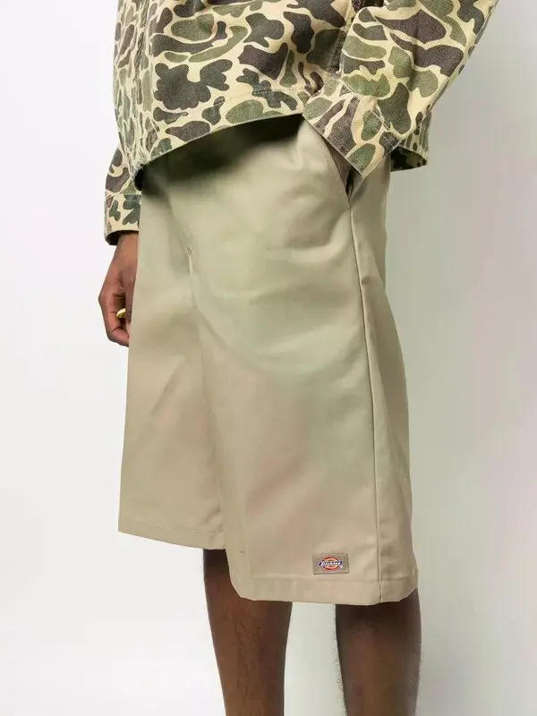 Dickies Logo-patch Bermuda Shorts - Neutrals