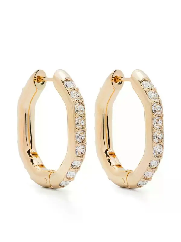 SWAROVSKI Dextera Hoop Earrings - Gold