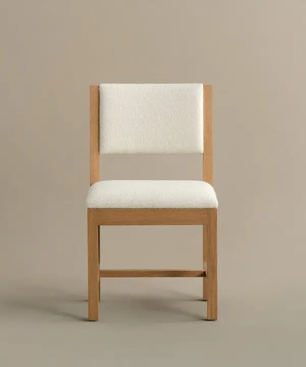 Jenni Kayne Montecito Upholstered Dining Chair - Ivory,white,oak