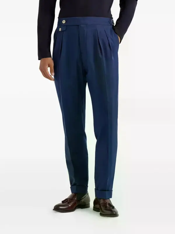 Brunello Cucinelli Pleated Front Tailored Trousers
