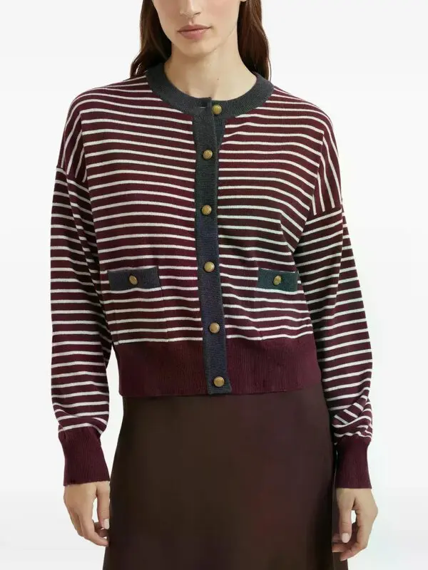 Brunello Cucinelli Striped Cardigan