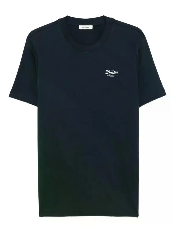 Sandro Logo-print Crew-neck T-shirt