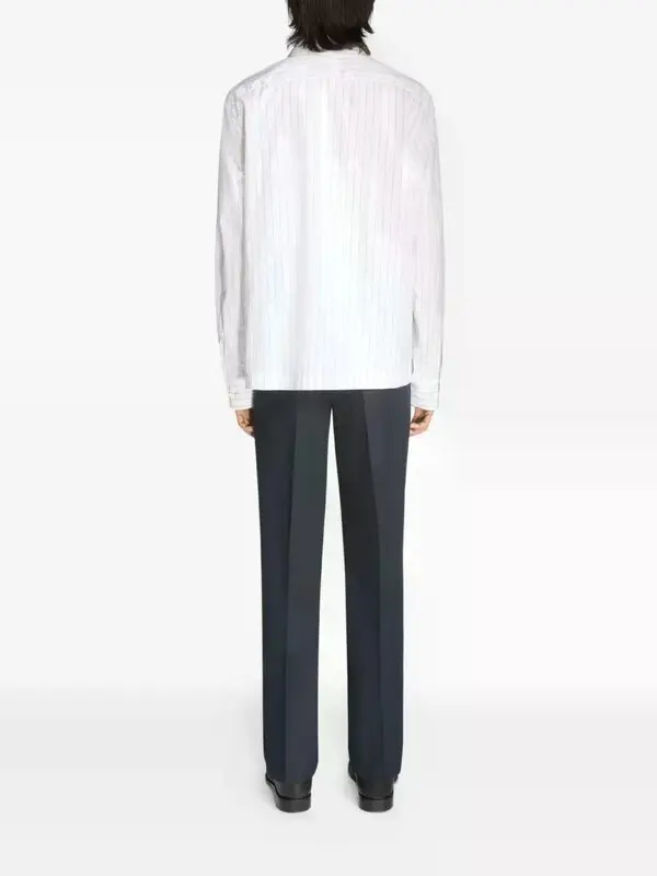 Dries Van Noten Cotton-blend Straight-leg Trousers