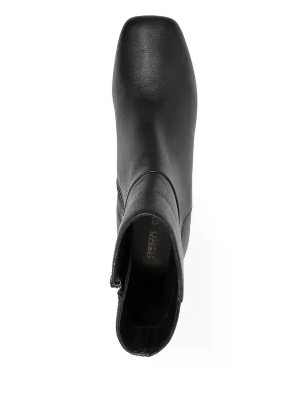 Geox 70mm Coronilla Square-toe Block-heel Boots