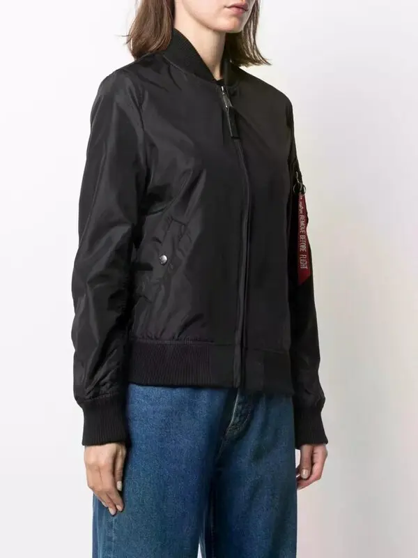 Alpha Industries Baseball-collar Track Jacket - Black