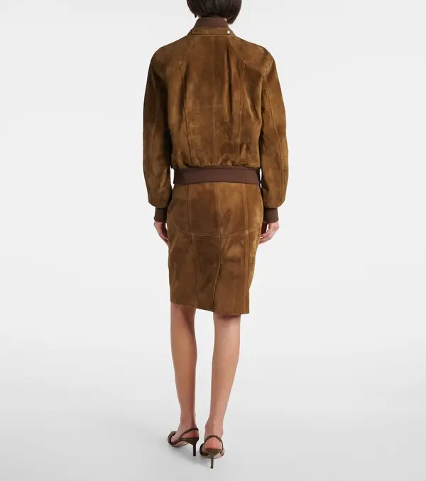 TOM FORD Suede Bomber Jacket
