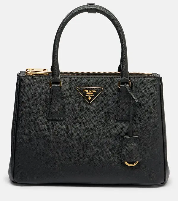Prada Galleria Medium Leather Tote - Black