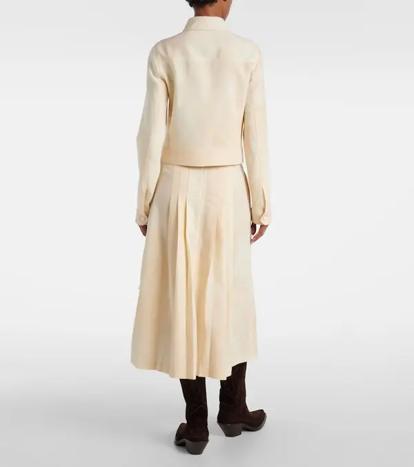 Gabriela Hearst Tereza Short Virgin Wool Jacket