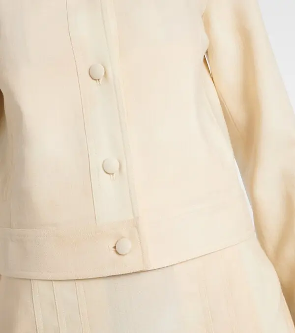 Gabriela Hearst Tereza Short Virgin Wool Jacket