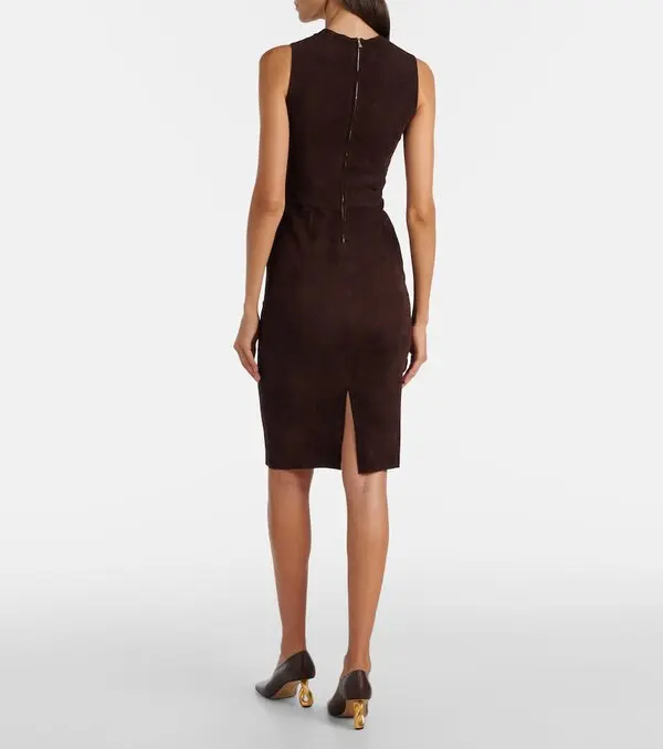 Stouls Eva Suede Minidress - Brown