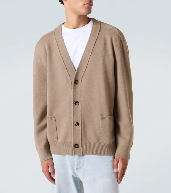 Bottega Veneta Cashmere-blend Cardigan - Beige