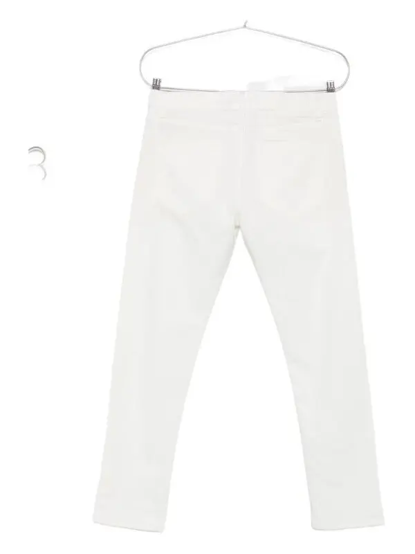 PT TORINO Classic Five-pocket Straight Leg Jeans - White