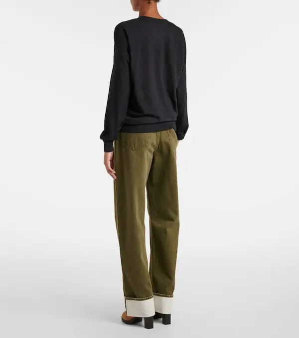 TOD'S Ribbed-knit Wool And Silk Sweater
