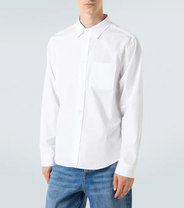 Loewe Anagram Cotton Poplin Shirt - White