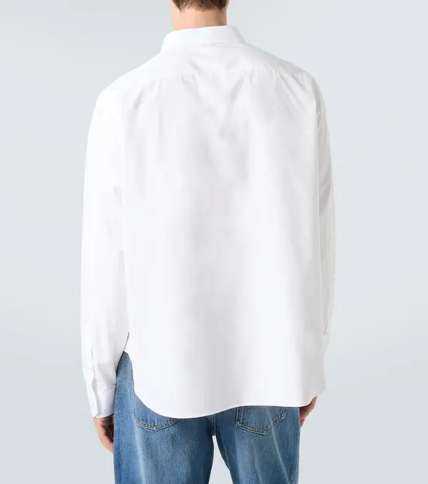 Loewe Anagram Cotton Poplin Shirt - White