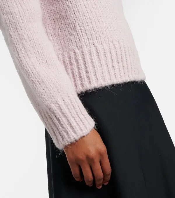 JIL SANDER Alpaca And Mohair-blend Sweater - Pink