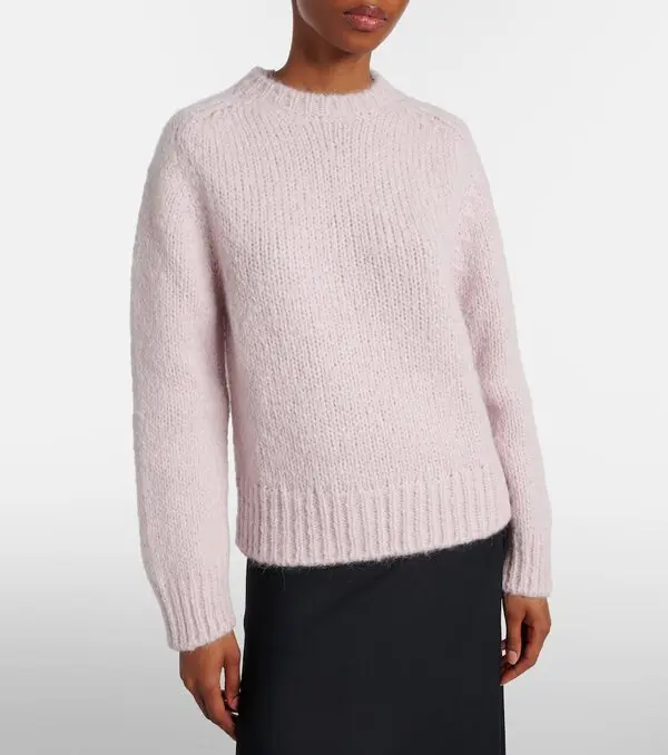 JIL SANDER Alpaca And Mohair-blend Sweater - Pink
