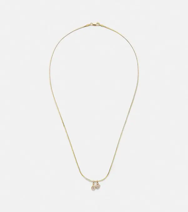 ROXANNE FIRST 14kt Yellow Pendant Necklace With Diamonds - Gold