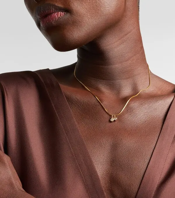 ROXANNE FIRST 14kt Yellow Pendant Necklace With Diamonds
